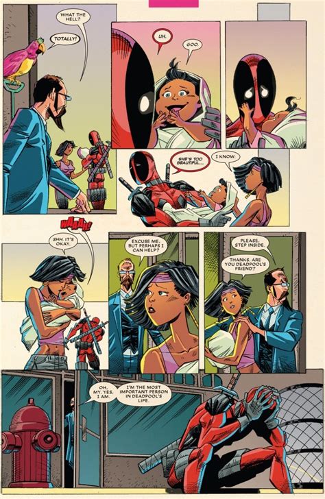 Deadpool Meets His Daughter Ellie Camacho Deadpool Comic Deadpool