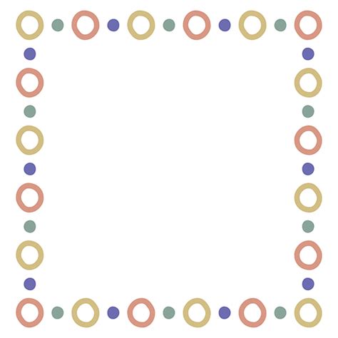 컬러풀한 테두리프레임 벡터 이미지 유토이미지 상세페이지 베이직샵 일러스트 21950180