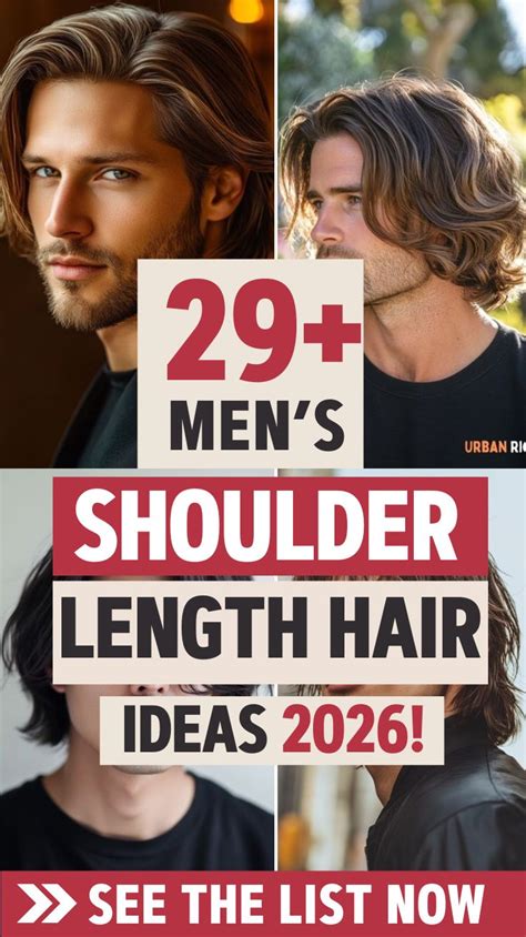 29 Mens Shoulder Length Hair Ideas 2026