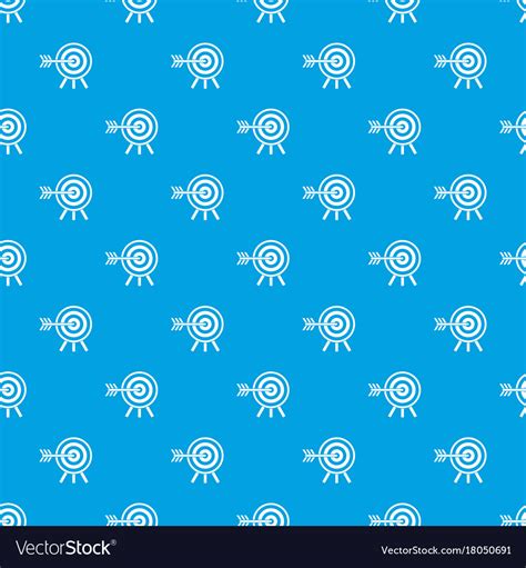 Darts Pattern Seamless Blue Royalty Free Vector Image
