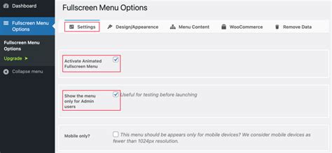 How To Add A Fullscreen Responsive Menu In WordPress