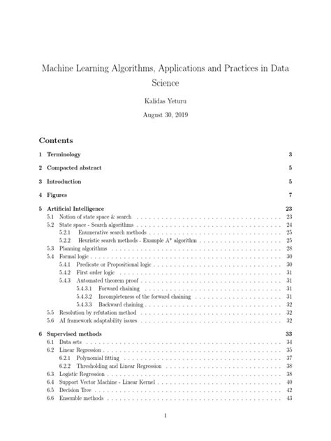 machine learning algorithms applications and practices in data science pdf pdf machine