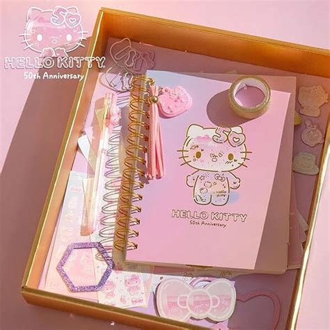 Showcase Hello Kitty X Stmt 50th Anniversary Diy Journaling Set Village Green Shopping Centre