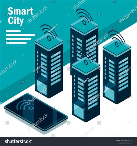 Smart City Wifi Connection Phone Stock Vector Royalty Free 2049702128 Shutterstock