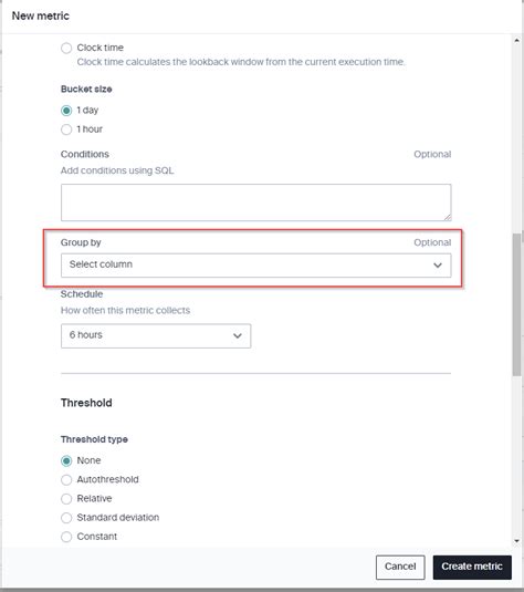 Grouped Metrics