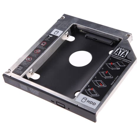 2 5 SATA 2nd SSD HDD 12 7mm Hard Drive Caddy For Laptop CD DVD ROM Optical Bay EBay