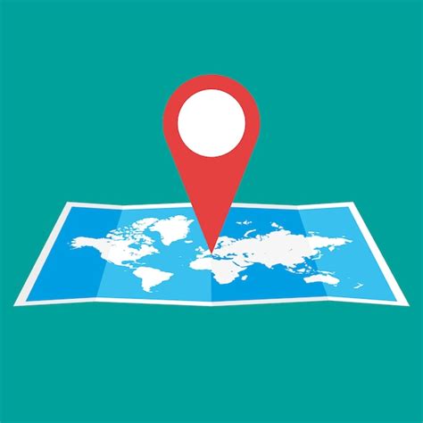 Premium Vector Navigation Map Icon