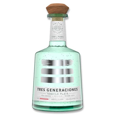 Smooth Plata Tequila Clear Tequila Tres Generaciones®