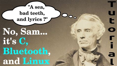 Raspberry Pi Bluetooth C And Linux Tutorial A Tribute To S Morse
