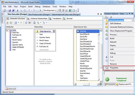 Create First Olap Cube In Sql Server Analysis Services Codeproject
