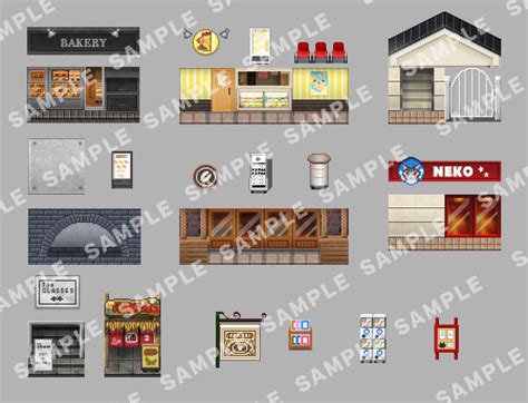 Serialgames Living Good City Tileset Local Shops Set Komodo Plaza Us