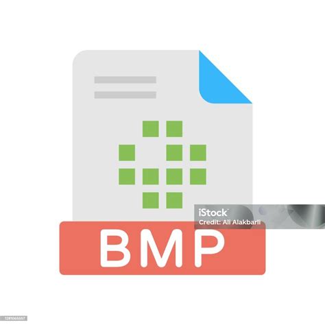 평면 디자인 스타일의 Bmp 파일 형식 아이콘 벡터 일러스트레이션 로고에 대한 스톡 벡터 아트 및 기타 이미지 로고 매스컴 멀티미디어 Istock