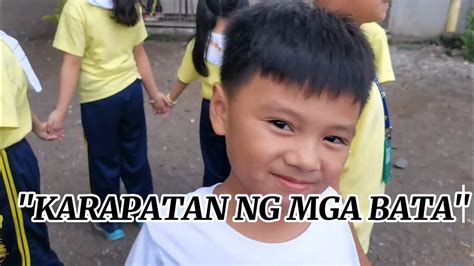 Karapatan Ng Mga Bata Bawat Bat By Apo Hiking Society Youtube