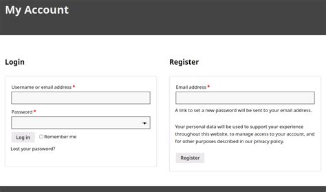 Separate Woocommerce Login And Registration Forms
