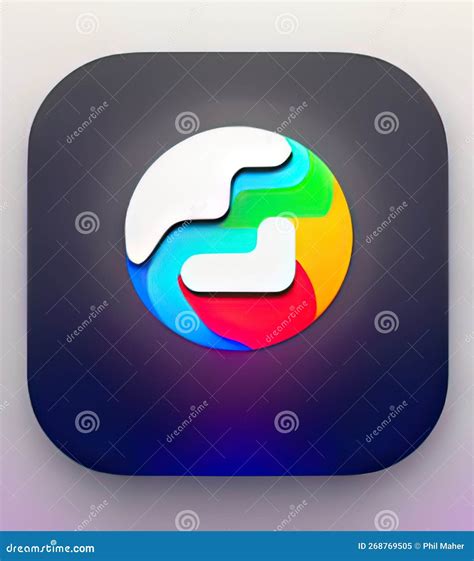 Shopping Software App Icon Generative Ai Stock Illustration Illustration Of Gradient Game