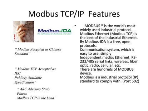 Basics Of Communication Modbus Training Ppt