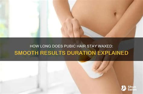 How Long Does Pubic Hair Stay Waxed Smooth Results Duration Explained