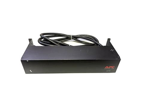 Apc Ap7911 Switched Rack Pdu 2u 30a 208v 16x C13 Outlets L6 30p Input Cm Tray Adhesive Networks
