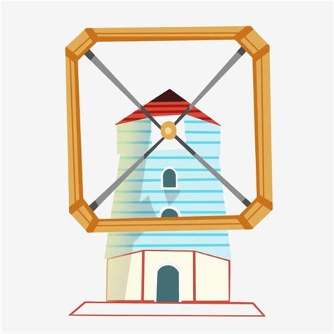 만화 그림 일러스트 풍차 장난감 에너지 절약 그림 풍차 풍차 그림 Png 일러스트 및 Psd 이미지 무료 다운로드 Pngtree