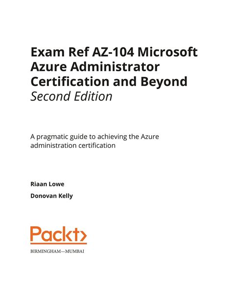 Exam Ref Az 104 Microsoft Azure Administrator Certification And Beyond E Books Max30