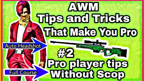 Awm Tips And Tricks In Free Fire How To Use Awm Gun YouTube