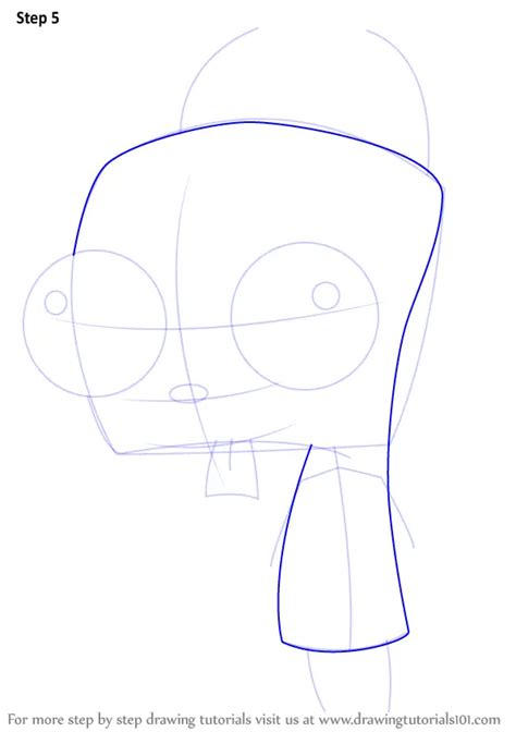 How To Draw GIR From Invader Zim Invader Zim Step By Step DrawingTutorials101 Com