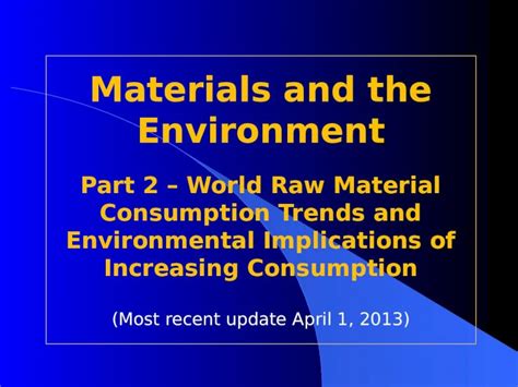 PPT World Raw Material Consumption Trends DOKUMEN TIPS