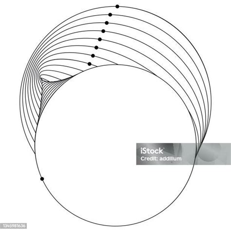 현대 추상 벡터 일러스트레이션 디지털 미래 형 흑백 선형 모양 프레임 복잡한 현대 기술의 아름다움 기하학적 배경 디자인 요소 테크노 음악에 대한 스톡 벡터 아트 및 기타