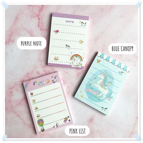 Unicorn Mini Notepad Chasing Unicorns