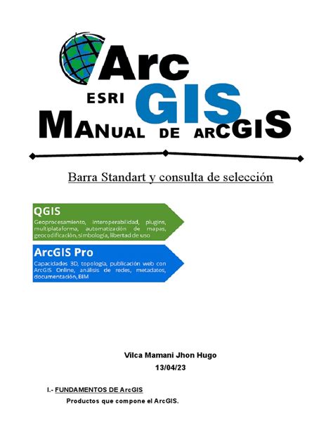 Manual Arcgis Pdf Ingeniería De Software Desarrollo De Software