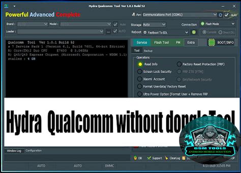 Hydra Tool Qualcomm Without Dongle Latest Version 2021download
