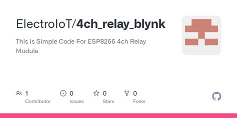 GitHub ElectroIoT 4ch Relay Blynk This Is Simple Code For ESP8266