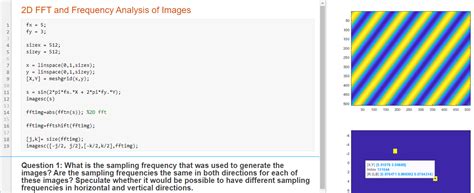 2D FFT And Frequency Analysis Of Images 50 Fx 5 Fy Chegg Com
