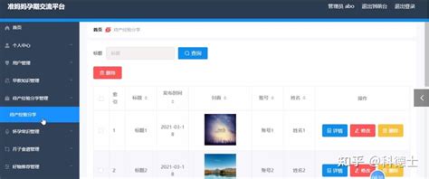 基于springboot的“准妈妈孕期交流平台”的设计与实现（源码数据库文档ppt 知乎