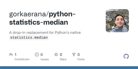 github gorkaerana python statistics median a drop in replacement for