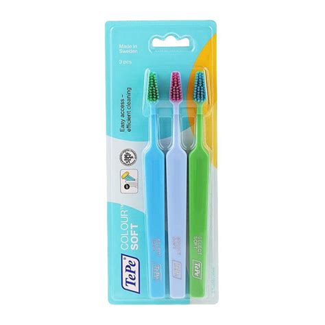 Tepe Assorted Color Soft Toothbrush Waha Lifestyle Kuwait