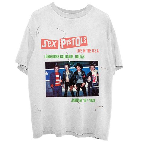 Live In The Usa 78 Dallas T Shirt Sex Pistols Official Store