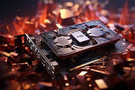 Premium Ai Image Modern Computer Gpu Graphic Card
