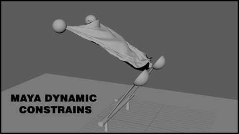 maya dynamic constrains mayatutorial maya youtube