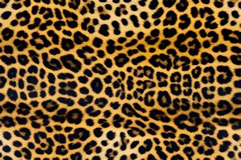 Premium Photo Closeup Of Leopards Spotted Fur Pattern