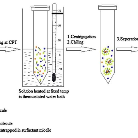 2 A Schematic Diagram Of Cloud Point Extraction Samaddar And Sen 2014 Download Scientific