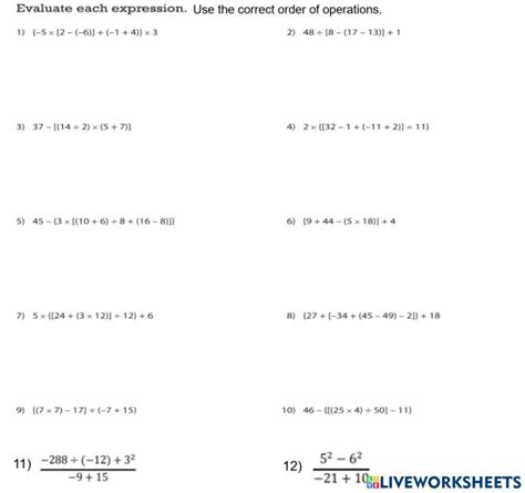Free Grouping Symbols Worksheets Printables Worksheets Library