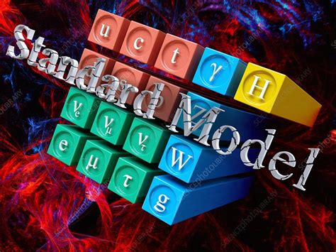 Particle Physics Standard Model Illustration Stock Image C0467918