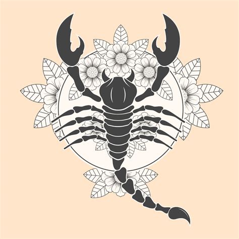 Scorpion Tattoo Vector 228338 Vector Art At Vecteezy