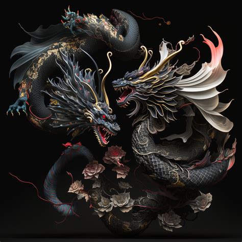Artstation Japanese Dragon Fight