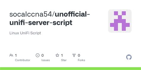 Github Socalccna54unofficial Unifi Server Script Linux Unifi Script