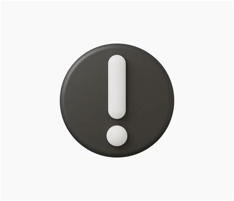 3d Realistic Exclamation Mark Vector Illustration 19494051 Vector Art At Vecteezy