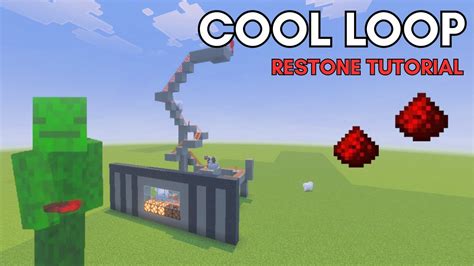 Cool Redstone Loop 🎢 Minecraft Youtube