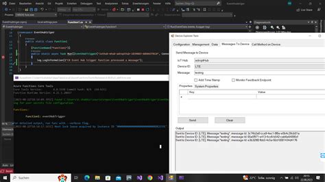 Tutorial For Creating Iot Hub Triggered Azure Functions In Visual