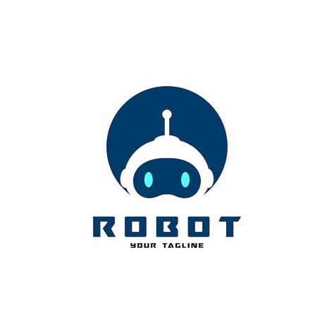 Premium Vector Robot Logo Vector Design Template